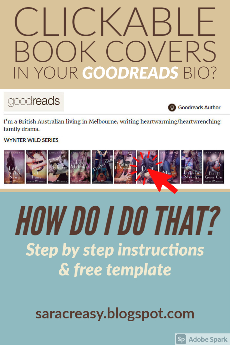 Clickable Book Covers in Your Goodreads Profile – Sara Creasy